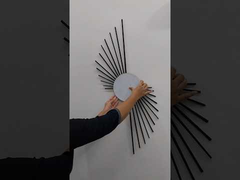 Diy Wall Decor | Wall Decor From Waste Materials #shorts #walldecor #diy