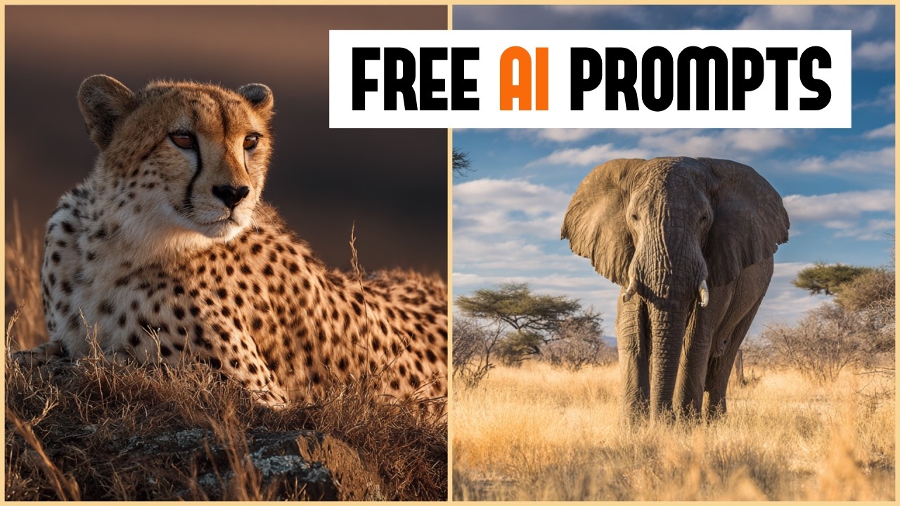 AI Wildlife Photography Has Become INSANE 🤯🐅 30 FREE Midjourney Animal Prompts | Copy & Paste