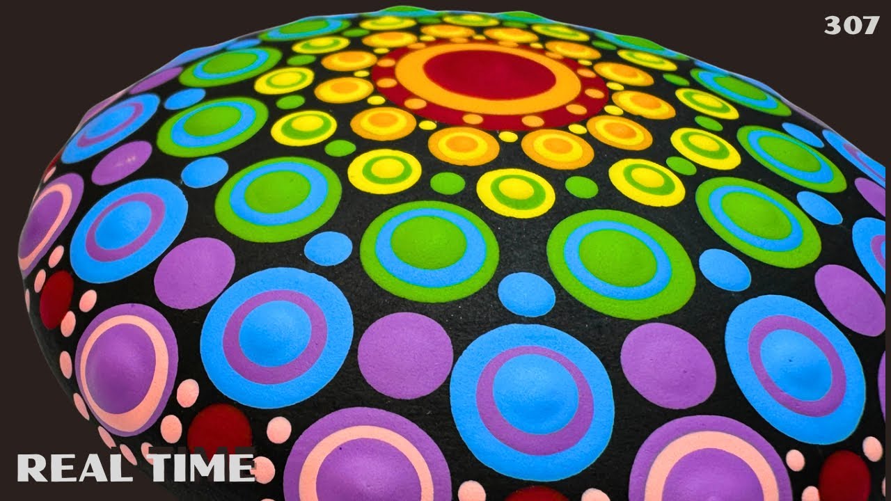 Beginner Rainbow Mandala Tutorial | Live Stream - No Edits