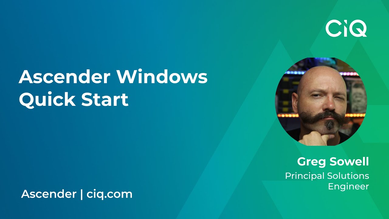 Ascender Windows Quick Start