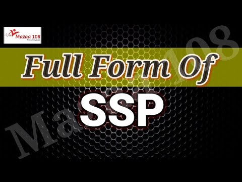 full form of SSP | SSP full form | full form SSP | SSP Means | SSP Stands for | Meaning of SSP | SSP