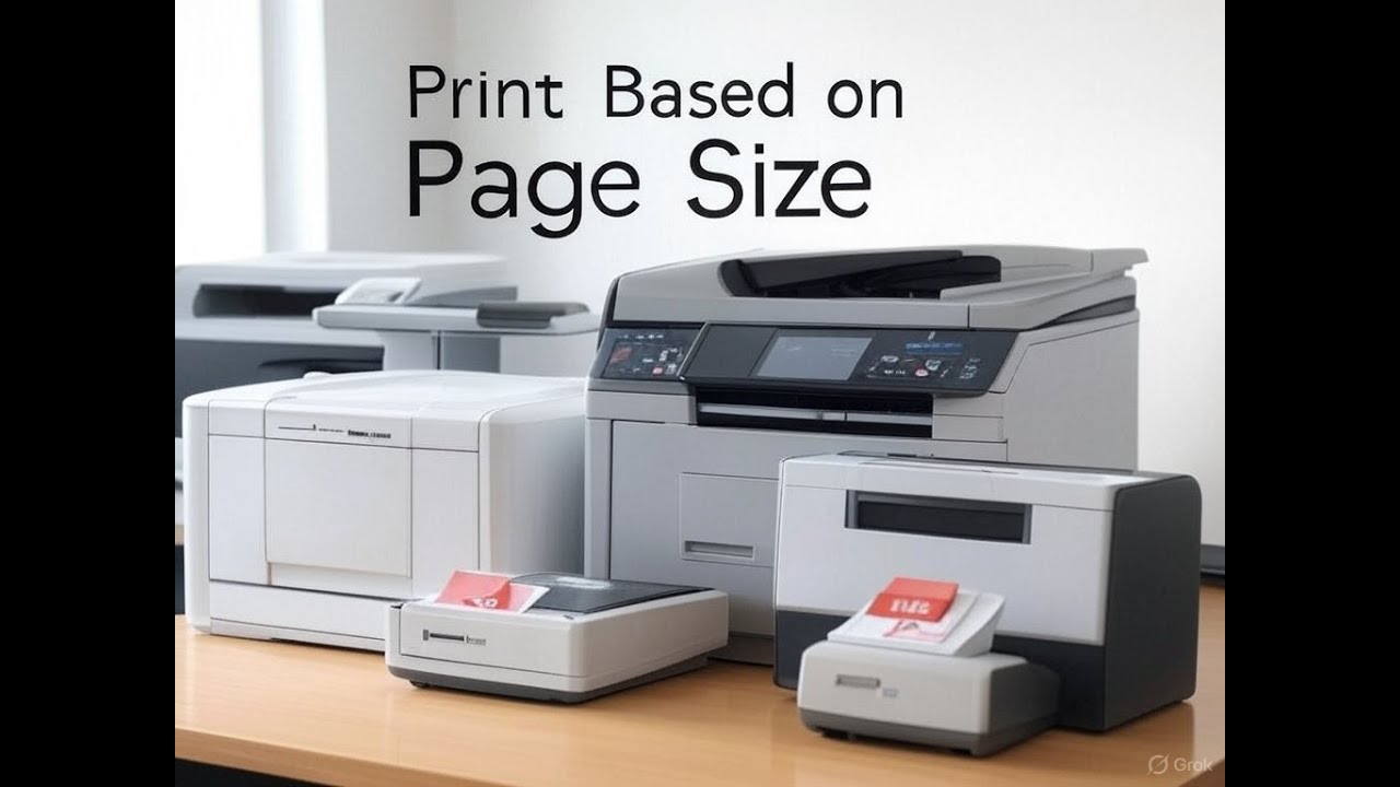 Automatically Print PDF's to printers based on page size
