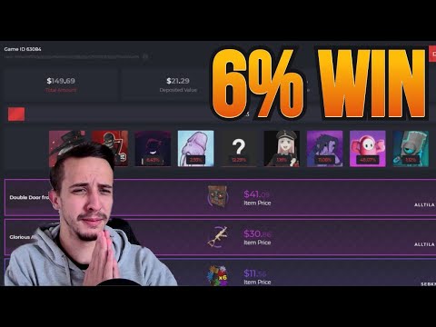 Crazy 6% Rust Skin Jackpot Win on Howl.gg