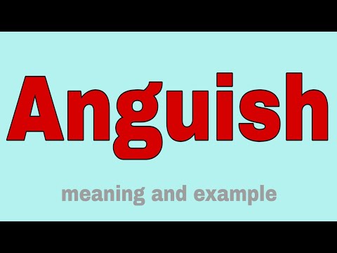 Anguish - meaning and example #english #vocabulary #learn #listening #vaishnavi #youtube #shorts