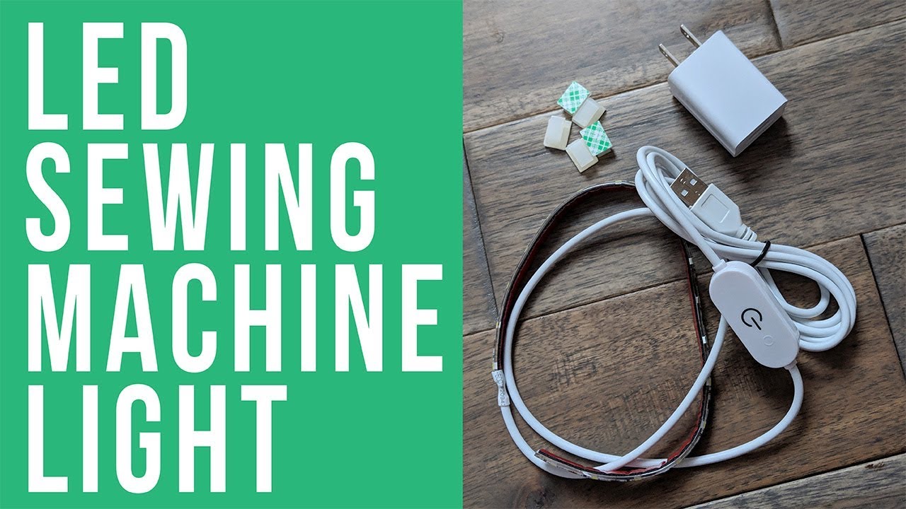 How to Install the LED Sewing Machine Light