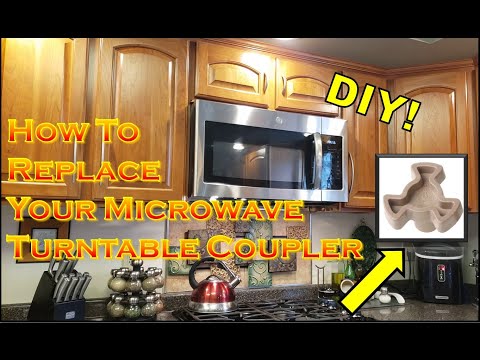How To Remove / Replace Your Microwave Turntable Coupler DIY!