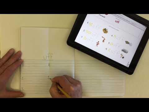 Uff word family spelling workbook activity