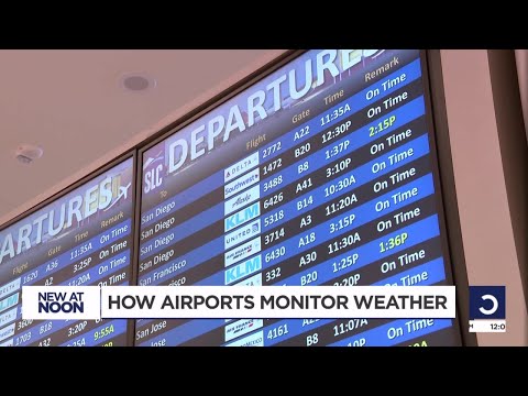 How the weather is monitored at Salt Lake City International Airport