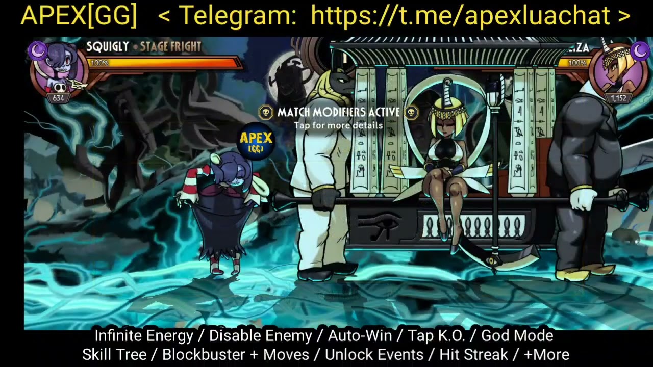 Hack Skullgirls Fighting RPG GameGuardian - GG lua script