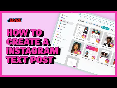 How to Create a Instagram Text Post