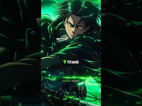 Can Levi defeat the 9 Titans? || Attack on Titan #shorts