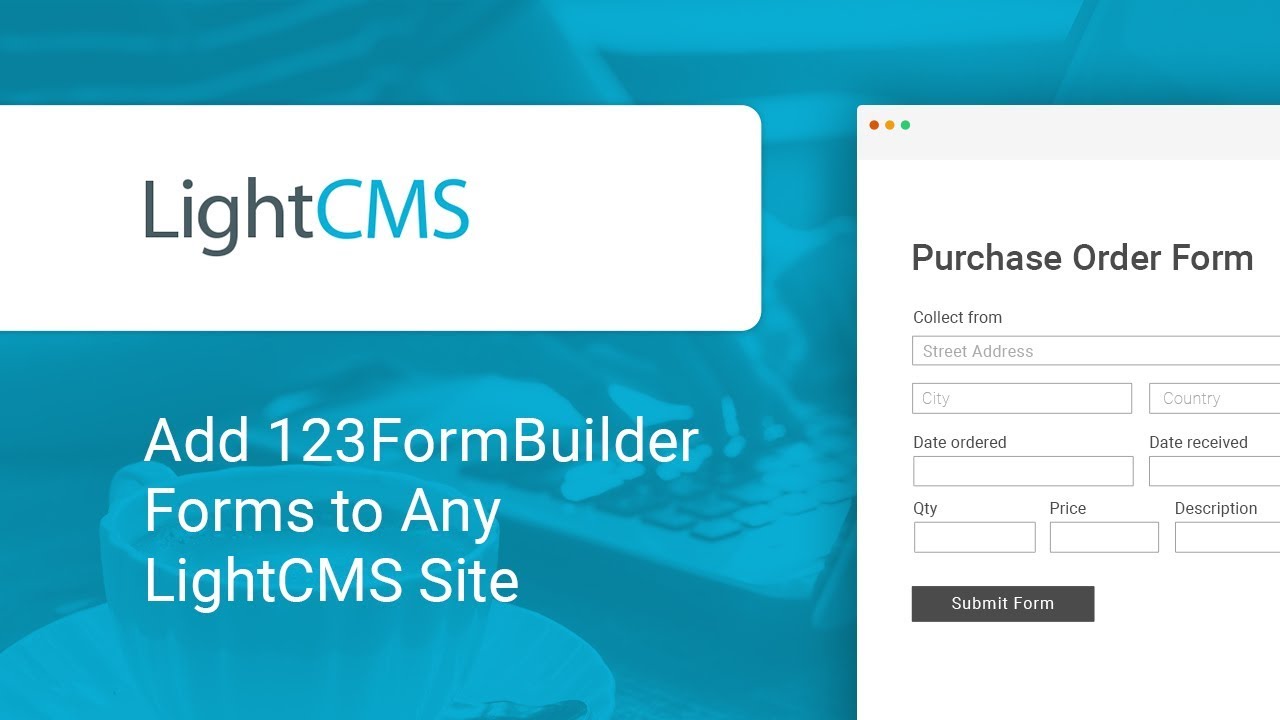 Publishing 123FormBuilder forms on LightCMS