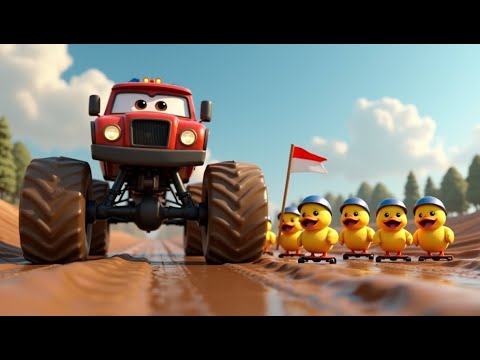 Monster Truck in Muddy Boots | Exciting Kids Song | Fun Outdoor Adventure Rhyme