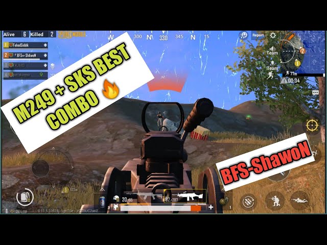 Top 5 BGMI gun combination for aggressive players