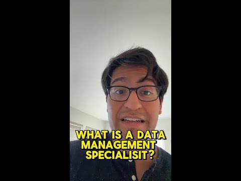 What is a Data Management Specialist?