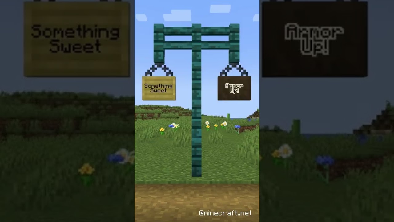 New item Hanging sign! Improve the design of your builds with this handy addition  Great for builder