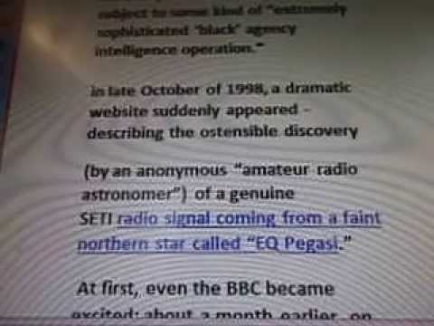 Line 26a4 Aliens EQ Pegasi Star 1998 Project Phoenix Arecibo Telescope ...