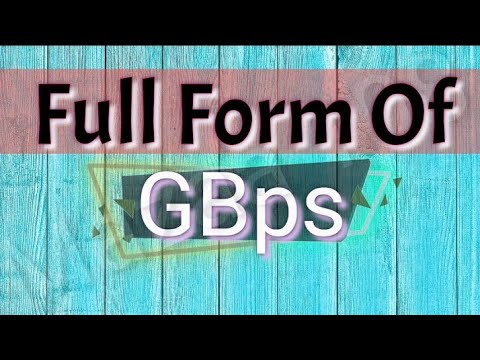 full form of GBPS | GBPS full form | full form GBPS | GBPS Means | GBPS Stands for | Meaning of GBPS