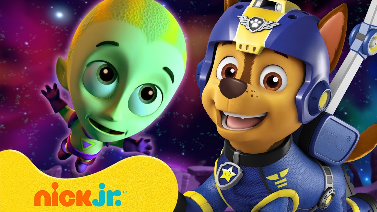 PAW Patrol Space Alien Rescues & Adventures! 🛸 10 Minutes | Nick Jr.