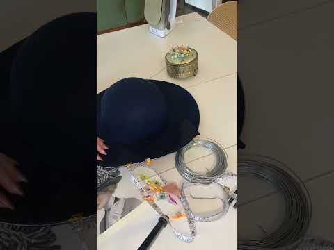 Easy tutorial for 1912 hat #millinery