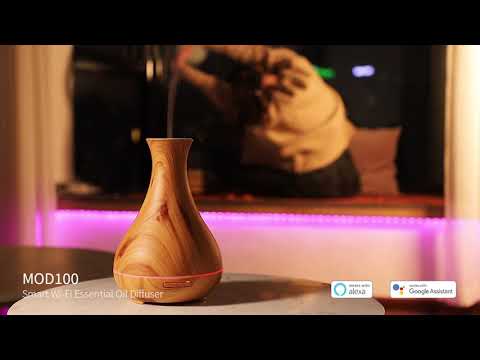 Meross Smart Aroma Essential Oil Diffuser, Smart WiFi Ultrasonic Aromatherapy Diffusers 400ml