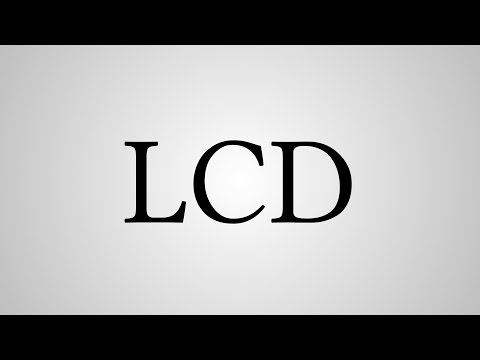 What Does "LCD" Stand For?