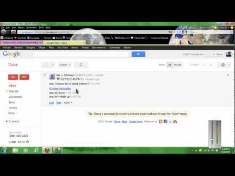 How to Text/SMS on Google Voice free.