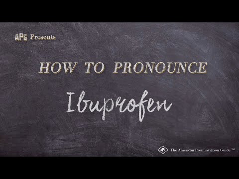 How to Pronounce Ibuprofen (Real Life Examples!)