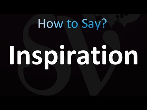 How to Pronounce Inspiration (correctly!)