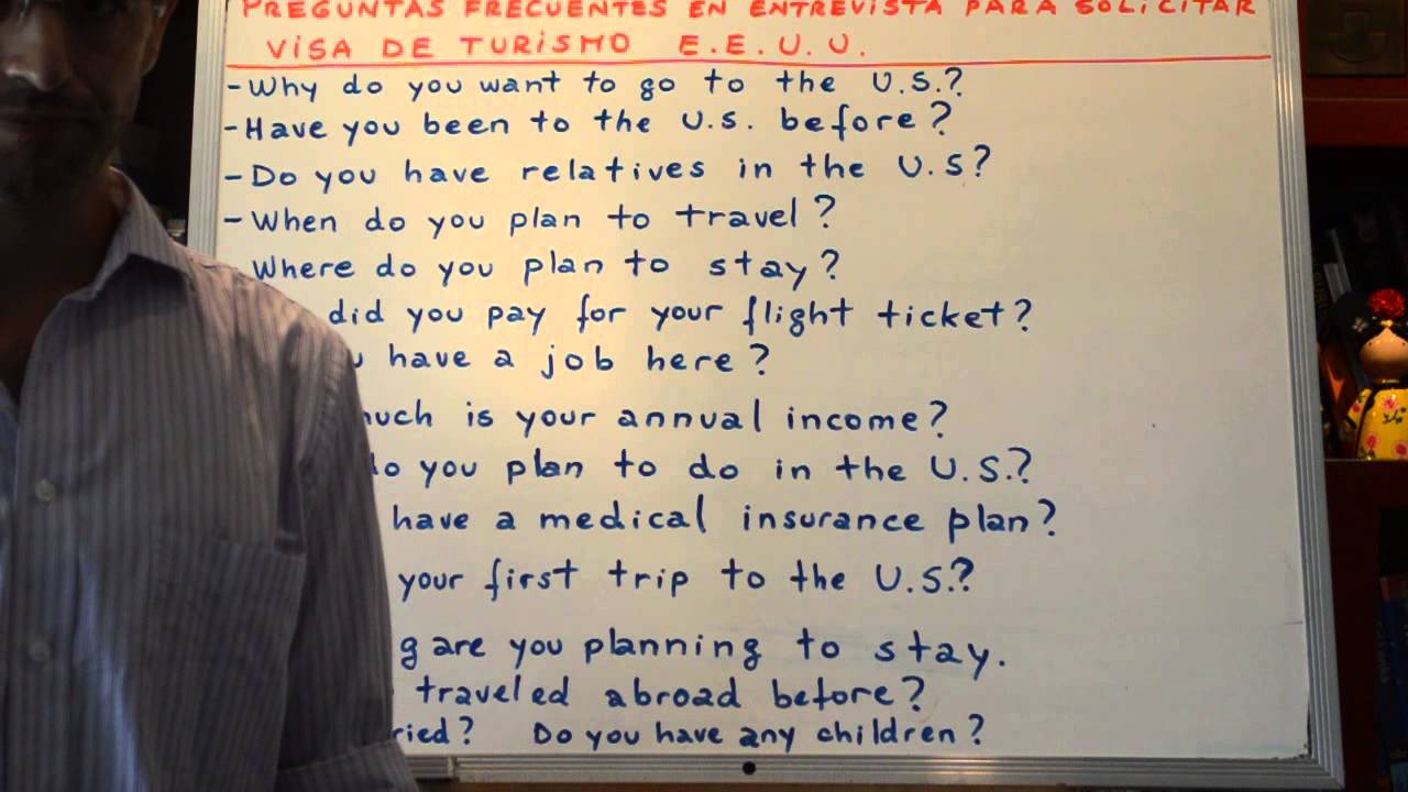 Clases de ingles 261 Entrevista en ingles Visa americana