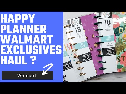Walmart Exclusive Planners | The Happy Planner | Paper Raven Co.