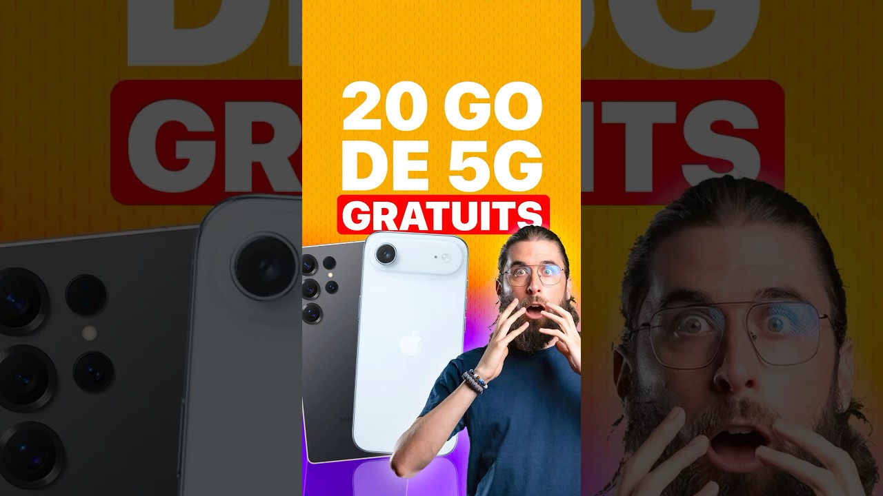 20 GO DE 5G GRATUIT, POUR TOUS 🎁 (tuto rapide bon plan)
