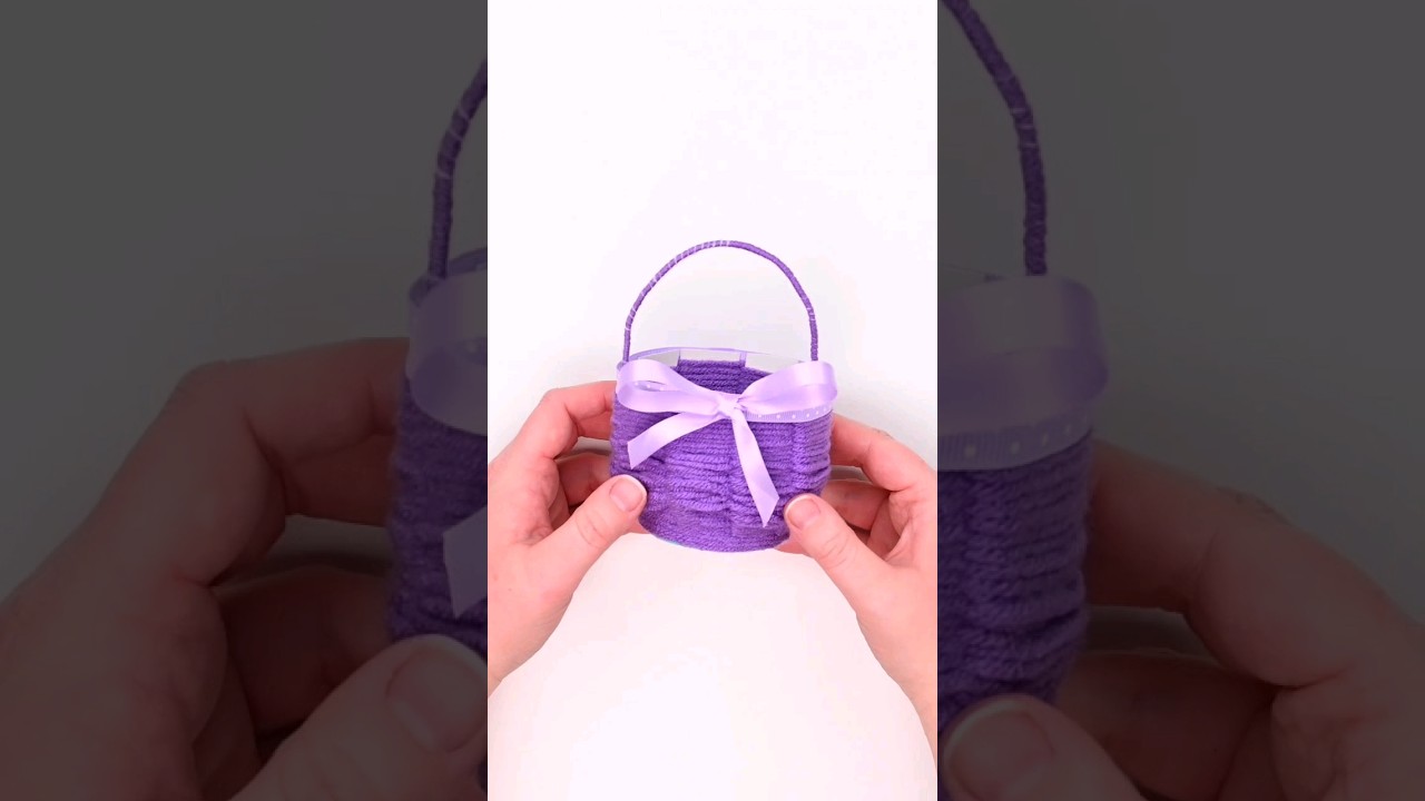 Mini Easter Basket Craft 🐣