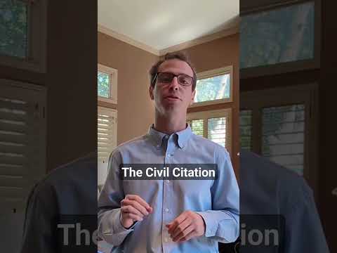 The Civil Citation #texascitation #lawsuit #texaslawyer