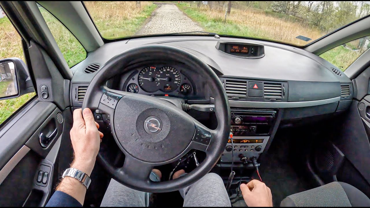 2005 Opel Meriva A [1.7 CDTI 100HP] |0-100| POV Test Drive #1219 Joe Black