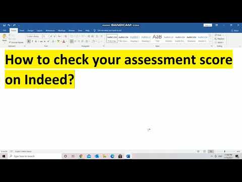 How to check assessment score on Indeed ? Indeed assessment ||