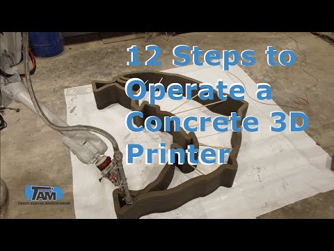12 Steps to Operate a Concrete 3D Printer – Automate Construction