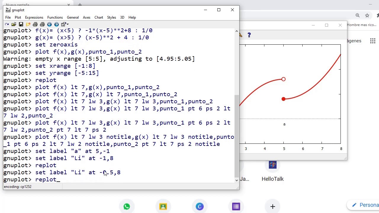 Práctica en Gnuplot