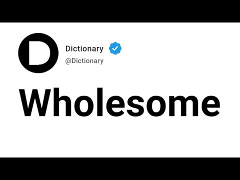 Wholesome Meaning In English
