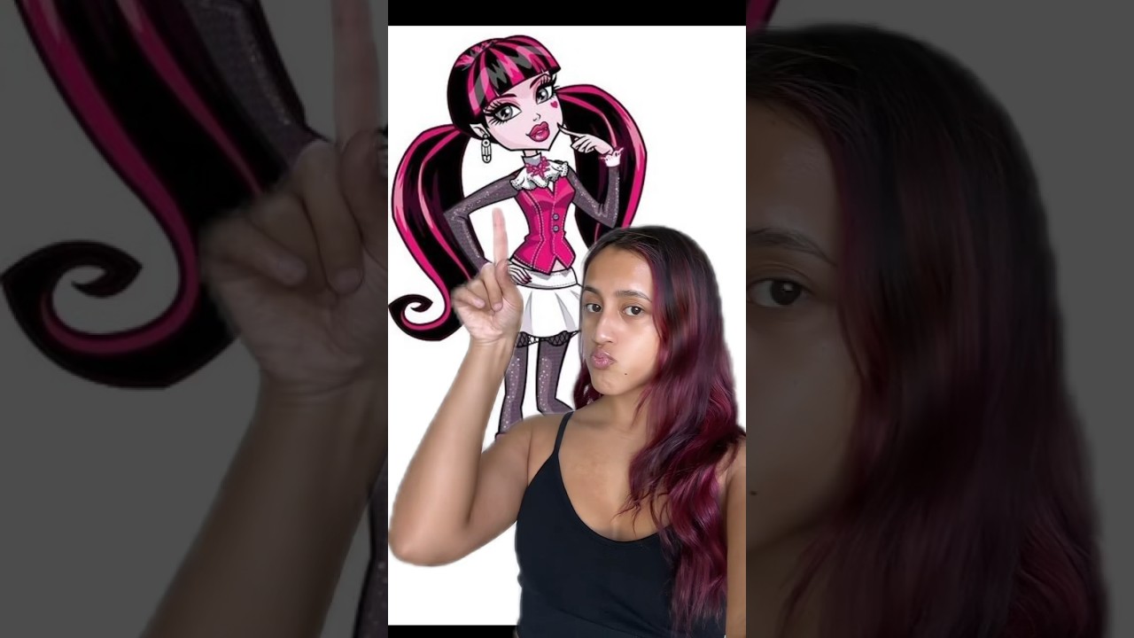 Draculaura Halloween Costume 🩷🦇 #monsterhigh #draculaura #halloween