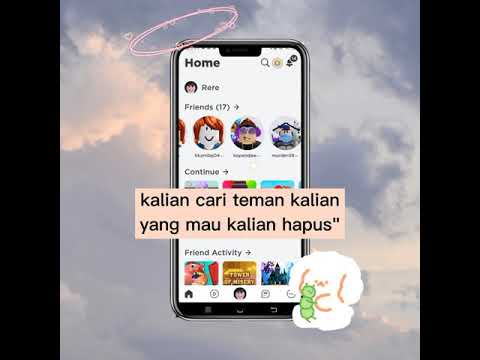 cara menghapus pertemanan kalian?? gampang! || #roblox || #shorts"