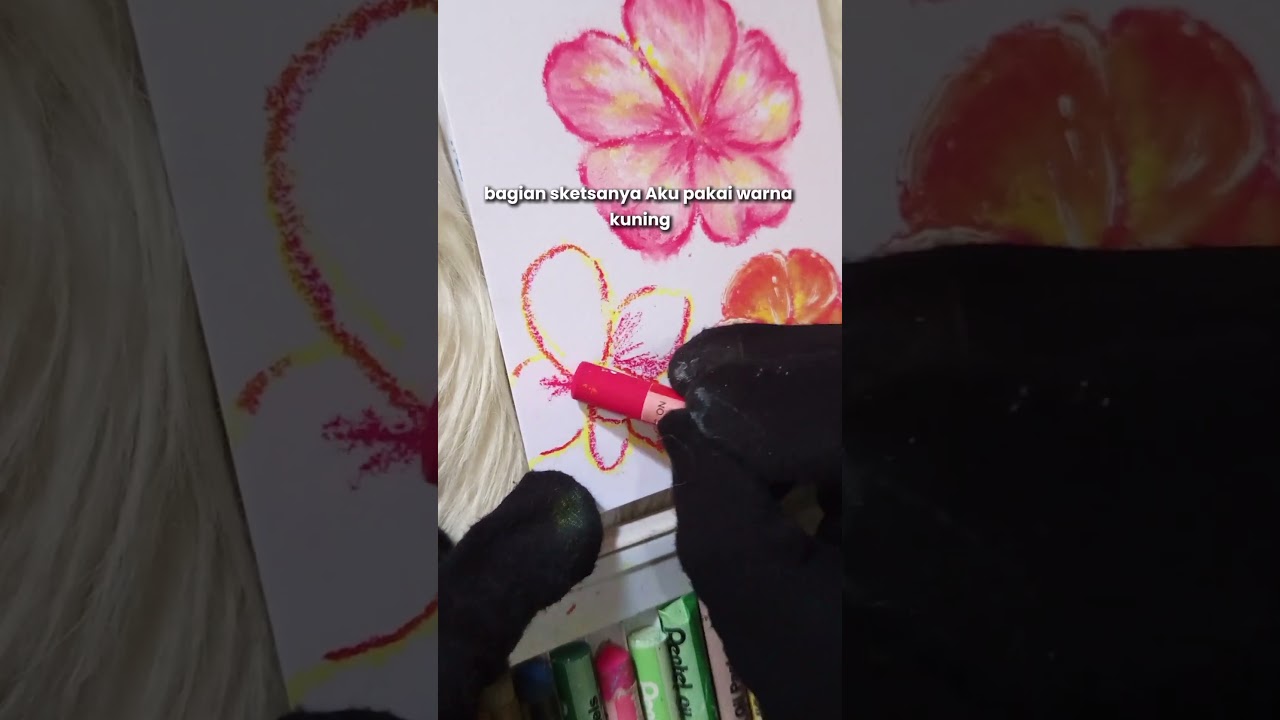 GAMBAR BUNGA ANGGREK #howtodraw