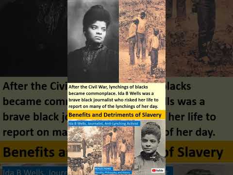 What are the Benefits Detriments of Slavery? And Detriments?