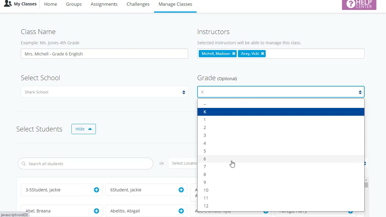 Exact Path Getting Started: Create and Archive Classes