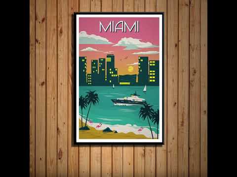 Travel Posters | City Posters | Vintage Retro Style