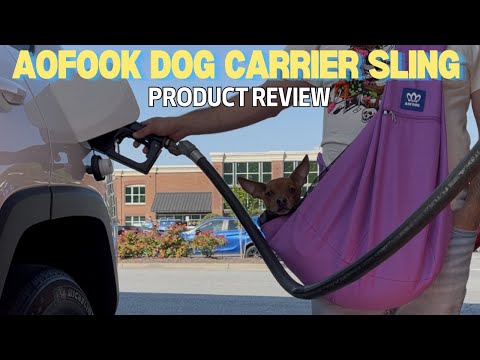 Best Dog Carrier Bag - Aofook Dog Carrier Sling Amazon Review #dog #dogs #doggielife #doglove