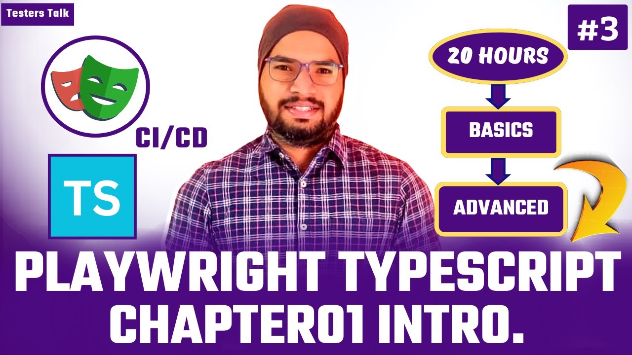 Playwright TypeScript #3 Chapter01 Introduction | Playwright Testing Tutorial
