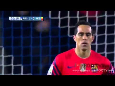 Mikel Oyarzabal GOAL Real Sociedad vs Barcelona 1 0 09 04 2016
