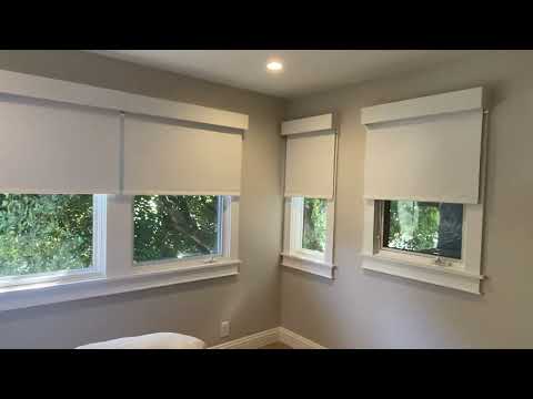 Lutron roller shades - room darkening