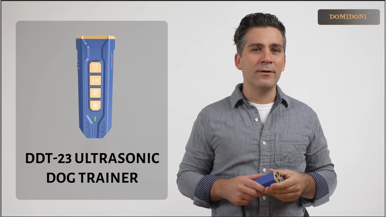 Instruction on how to use DomiDoni Ultrasonic Dog Trainer